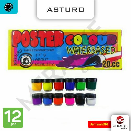 Jual Cat Air Poster ASTURO 20CC Set 12 Warna - Kota Bandung - Merauke ...