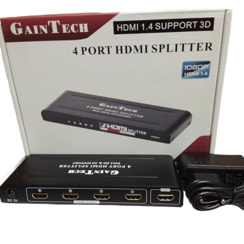 Jual HDMI Splitter 4Port Gaintech GT-HD104 - Kota Tangerang - CS New ...