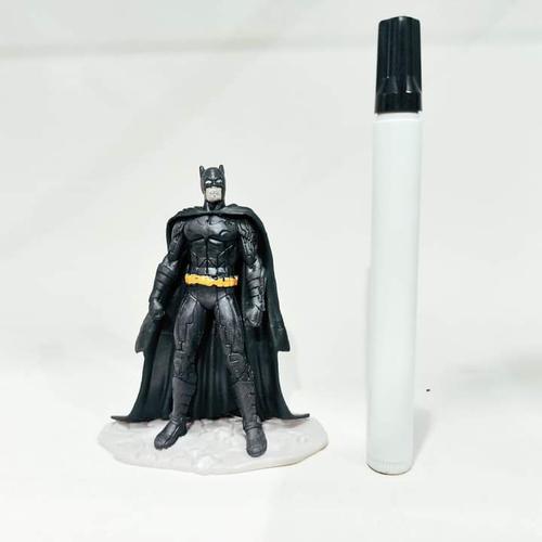 Jual mainan static mini figure batman black tinggi sekitar 4 inch bahan ...