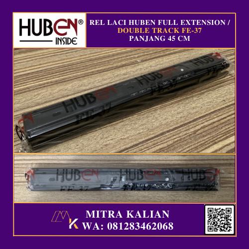 Jual REL LACI HUBEN FULL EXTENSION / DOUBLE TRACK FE-37 PANJANG 45 CM ...