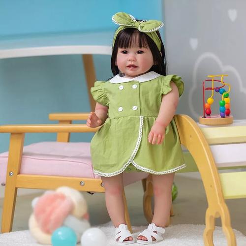 Jual Boneka Reborn Premium 60cm Cewek Lucu rambut Pendek - Kota ...