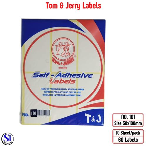 Jual Tom & Jerry Label Undangan/Label Nama No.100,101,103,121,124,127 ...