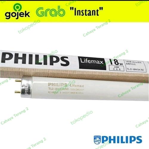 Jual neon TL-D philips 18 watt/lampu TL philips 18w/765 philips 18w ...