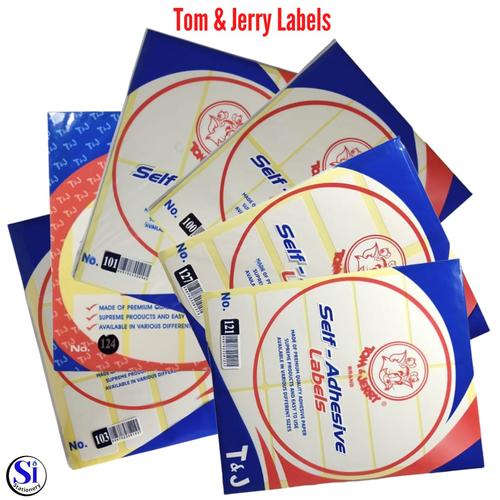 Jual Tom & Jerry Label Undangan/Label Nama No.100,101,103,121,124,127 ...