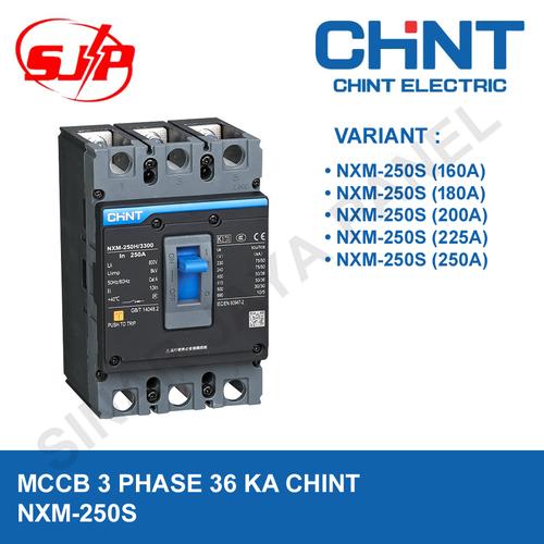 Jual MCCB CHINT 3 PHASE NXM 250-S 36KA 160A 180A 200A 225A 250A ORIGINAL - 160A - Jakarta Pusat ...