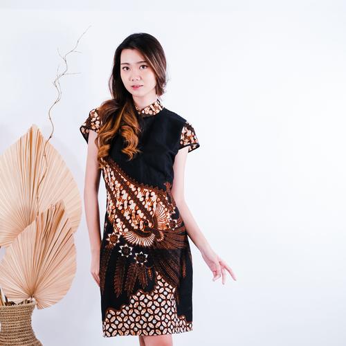 Jual BC02 Dress Cheongsham Batik Bagus Berkualitas SIZE LENGKAP - XL ...