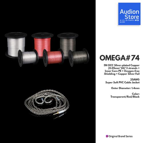 Promo OMEGA CABLE No. 74 5N OCC Silver-plated Copper with Foil 25AWG ...
