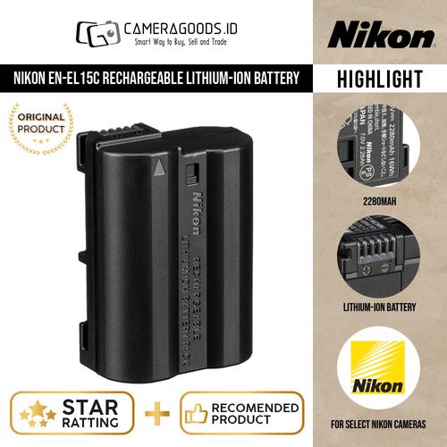 Jual Nikon EN-EL15c Rechargeable Lithium Ion Battery - Jakarta Pusat - Camera Goods STC | Tokopedia