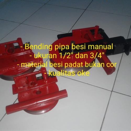 Jual Roll besi alat bending pipa besi manual uk 1/2" dan 3/4" multi 2 ...