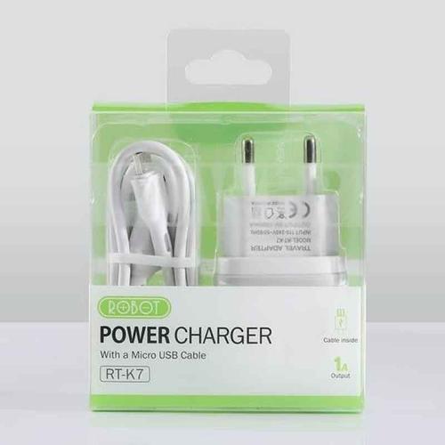 Jual Batok TC Travel Charger Vivan Robot RT-K7 Mini Size Single USB ...