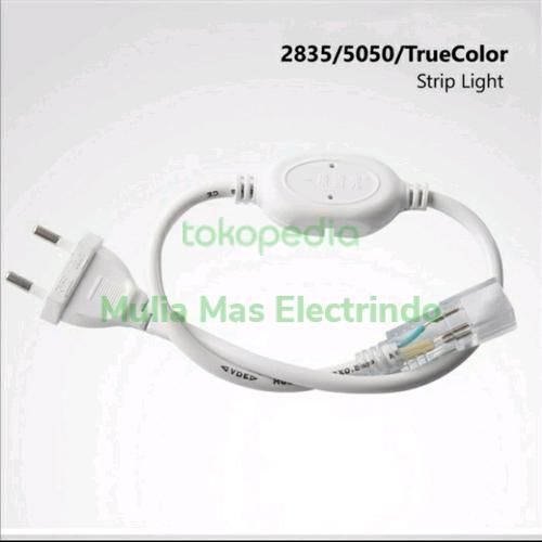 Jual socket lampu led strip 5050/jack lampu selang/jack lampu strip ...