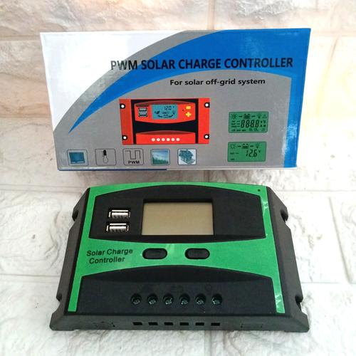 Jual solar control charger scc 30a pwm 30A panel surya solar cel ...