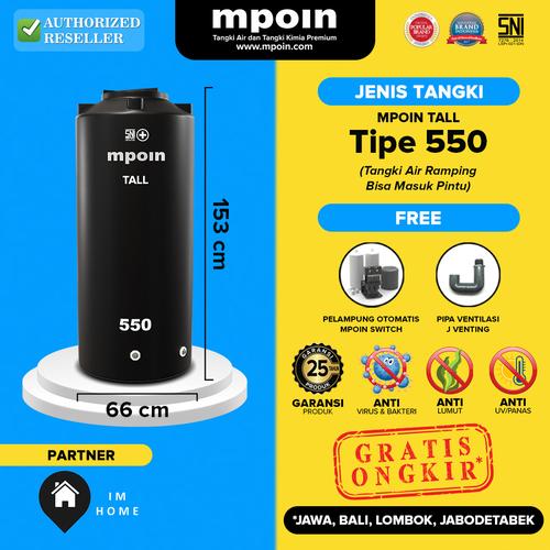 Jual Tangki / Toren Air Ramping MPOIN Tall 500 Liter Tinggi - Kota ...