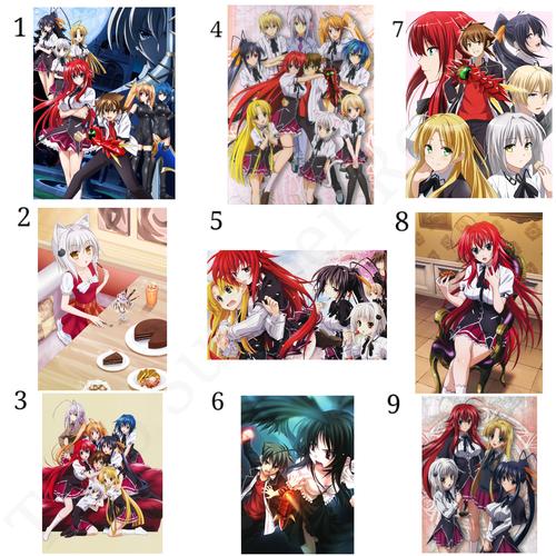Jual Poster Highschool DXD Figure Issei Rias Gremory Asia Lukisan Akeno ...