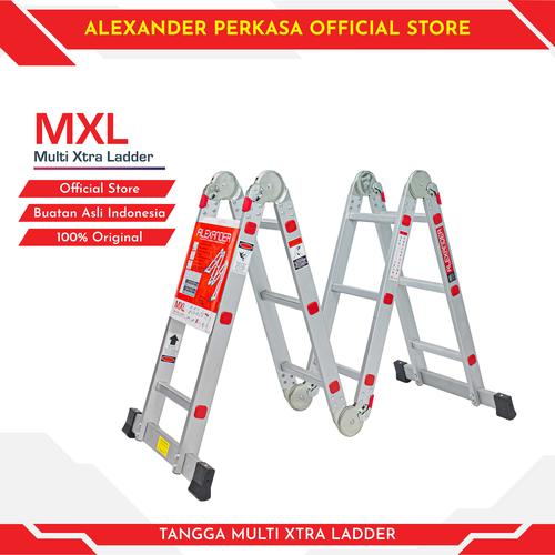 Jual TANGGA LIPAT BANGUNAN ALUMINIUM LADDER MULTI XTRA LADDER 2M 3M ...