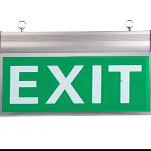 Jual lampu exit led lampu petunjuk darurat emergency exit lamp arcylic ...