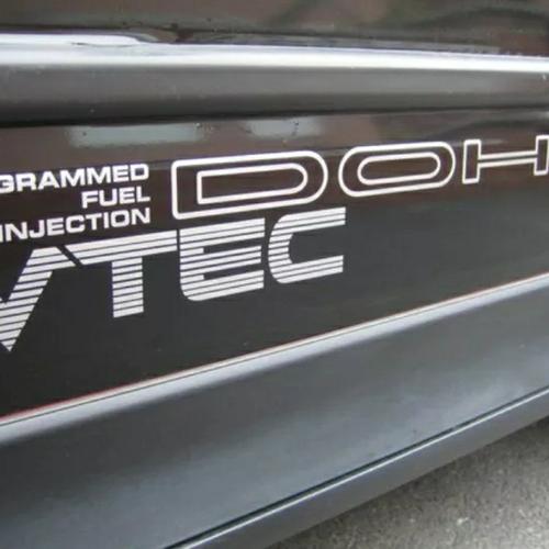 Jual sticker stiker honda civic vtec dohc progammed fuel injection ...
