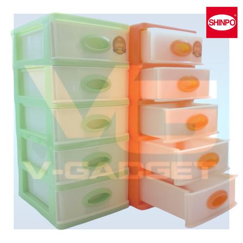 Jual Rak Mini | Rak Plastik Mini Laci Susun 3, 4 Dan 5 Kecil Shinpo ...