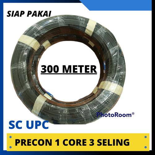 Jual KABEL PRECON 300 METER 1 CORE 3 SELING FO FIBER OPTIK SC UPC ...
