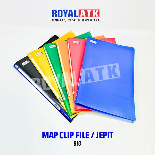 Jual Map Jepit Plastik / Klip File Document Organizer Map Folio MF 8115 ...