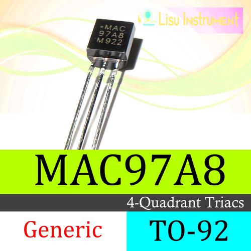 Jual MAC97A8 MAC 97A8 1A 600V 2V Two-way Thyristor 5mA TRIACs TO-92 ...
