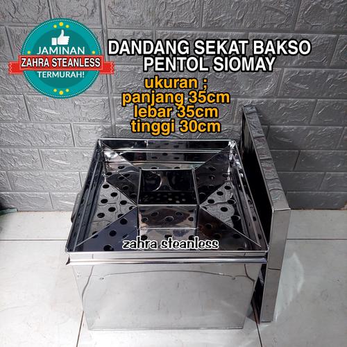 Jual Dandang bakso pentol siomay stainless sekat - panci mie ayam - Kab ...