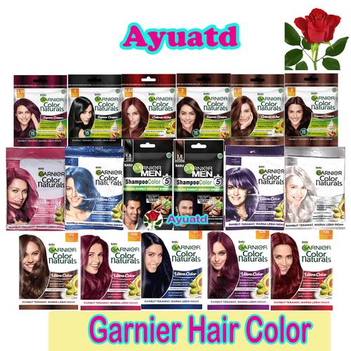 Jual Garnier Color Naturals / Cat Rambut Sachet 20ml + 20 g - True Blue ...
