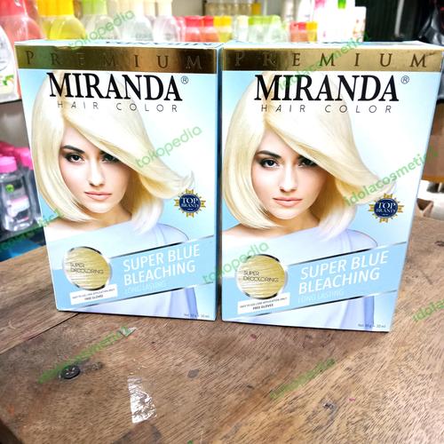 Jual miranda hair color (super blue bleaching pastel) - bleching ...