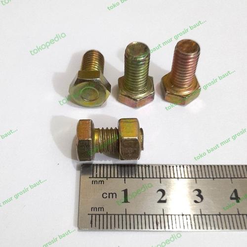 Jual Baut rak siku M8x15 Baut & Mur (Kunci 12) - Kuning - Kab. Tangerang - Sinar baut dua putra ...