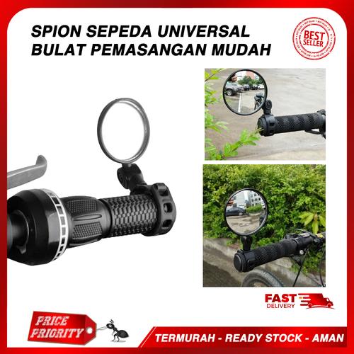 Jual kaca Spion Sepeda Putar 360 Derajat Adjustable Handle Mirror ...