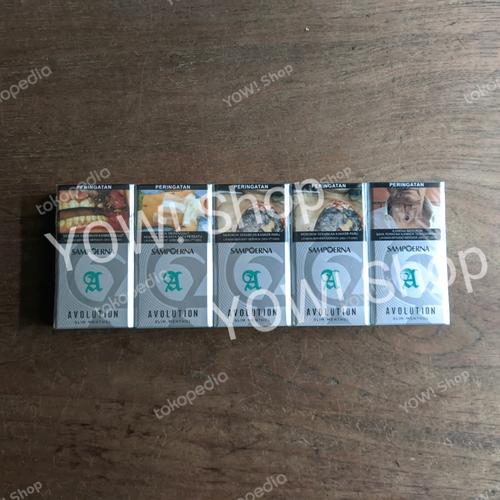 Jual Rokok Sampoerna Avolution Menthol isi 20 batang - 10 pack=1 slop ...
