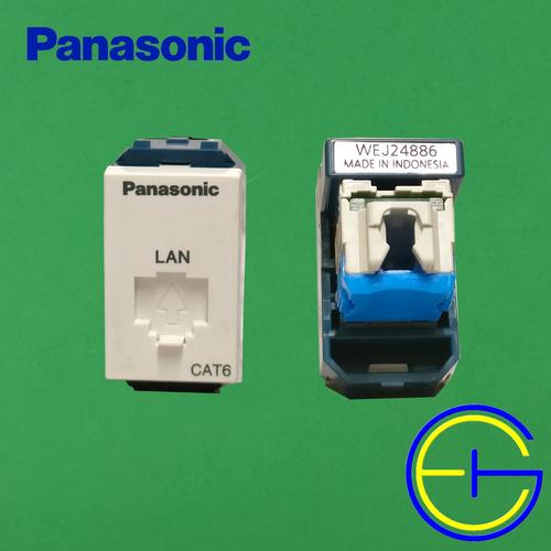Promo Modul Data Wide Series WEJ24886 Panasonic RJ45 Cat6 Putih - Kota ...