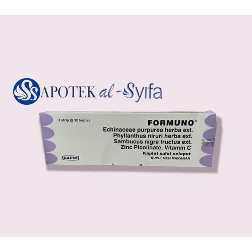 Jual FORMUNO TABLET/ meningkatkan daya tahan tubuh - 1 strip isi 10 ...