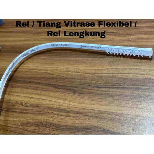 Jual Rel fleksible / Rel Gorden Lengkung / Rel Vitrase Flexibel - 250cm ...