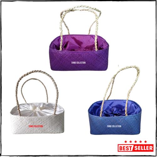 Jual Keranjang Parcel Model Kotak Tas Hampers Anyaman Pandan Tas Parsel ...