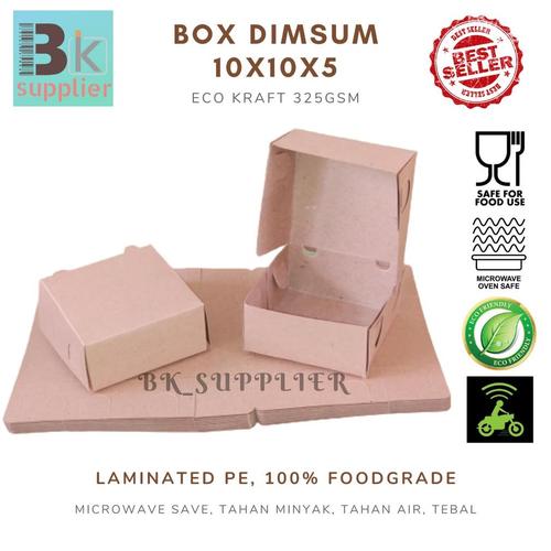 Jual BOX 10X10 1PCS / BOX TAKOYAKI / BOX DIMSUM / BOX KUE CUBIT / BOX ...