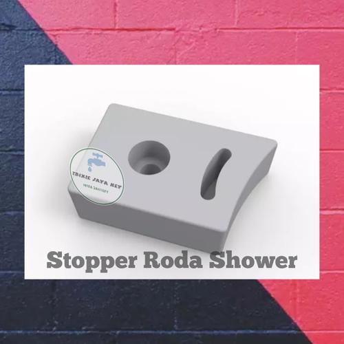 Jual Stopper Sliding Pintu kaca Kamar Mandi/Stopper Pintu Roda Shower ...