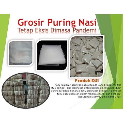 Jual Hello - 1 LEMBAR SIZE 65X65CM Kain Puring Nasi / Saringan Tahu ...