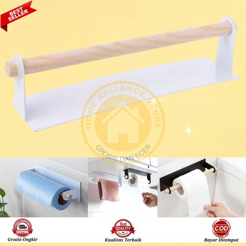 Jual Gantungan Dinding Cabinet Tempat Tisu Handuk Serbaguna Model Roll ...