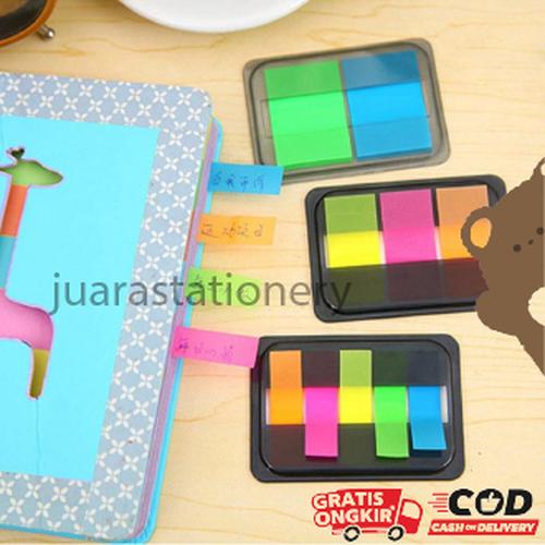 Jual 1113 - Index Post It Warna / Penanda Sticky Note Pembatas Buku - 5 ...