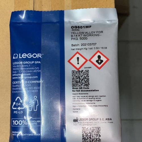 Jual Legor alloy OG601MF 500 gram - Kota Surabaya - Alat Emas Jaya ...