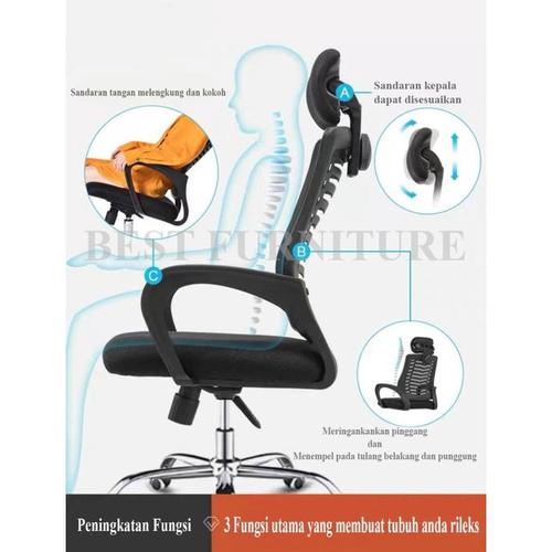 Jual Best Kk053 Kursi Staf Kursi Kantor Hidrolik Kursi Kerja Roda 034 ...
