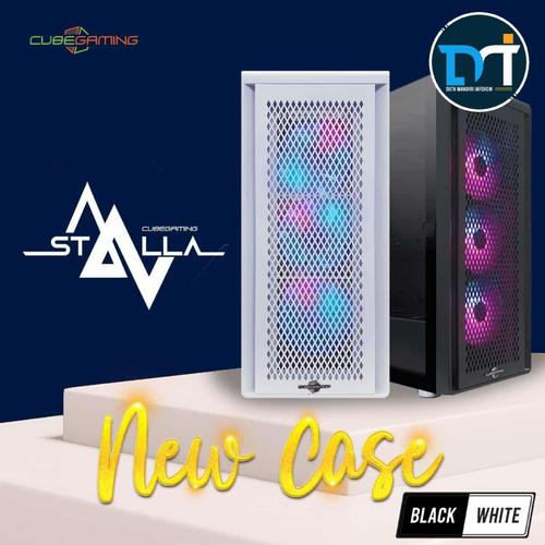 Promo Cube Gaming STALLA - Tempered Glass Mid-Tower ATX Gaming Case ...