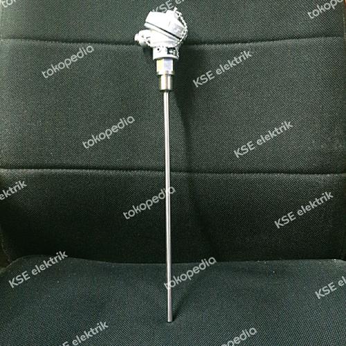 Jual sensor panas type K/CA head drat 1/2" pjg pipa 1mtr diameter pp ...