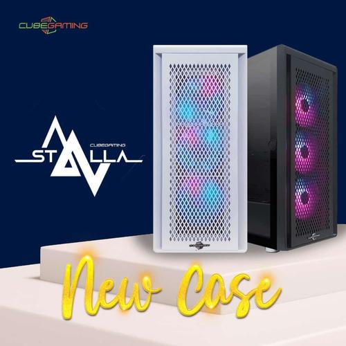 Promo Cube Gaming Stalla ATX Case Casing PC - White Cicil 0% 3x ...