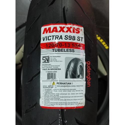Jual Ban Maxxis Victra 120 / 70 - 13 depan nmax Dual compound - Kota ...