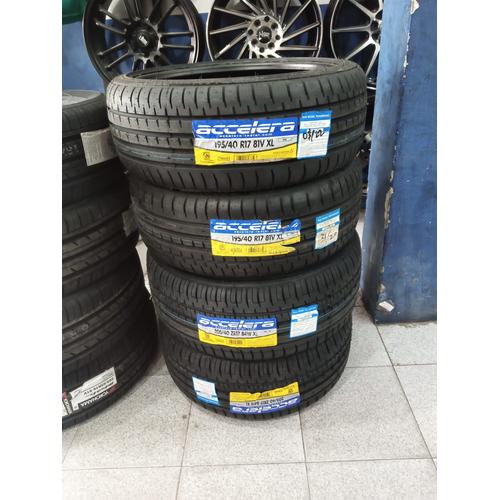Jual BAN MOBIL RING 17 BAN TIPIS BAN TUBLES ACCELERA 195 40 R17 PHI-R ...