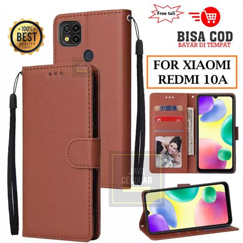 Promo Flip Case Xiaomi Redmi 10A Case Wallet Kulit Casing Dompet Case ...