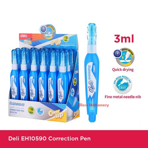 Jual DELI Tipex cair 3ml Correction Pen Steel Tip tipx tip-ex tip-x ...