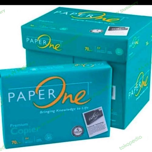 Jual KERTAS HVS A4 PAPER ONE 75 GR PER BOX - Jakarta Selatan - AA YY Stationery | Tokopedia